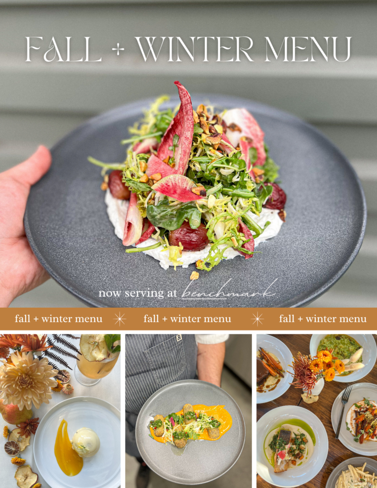 Fall + Winter Menu 2023 - Benchmark OC